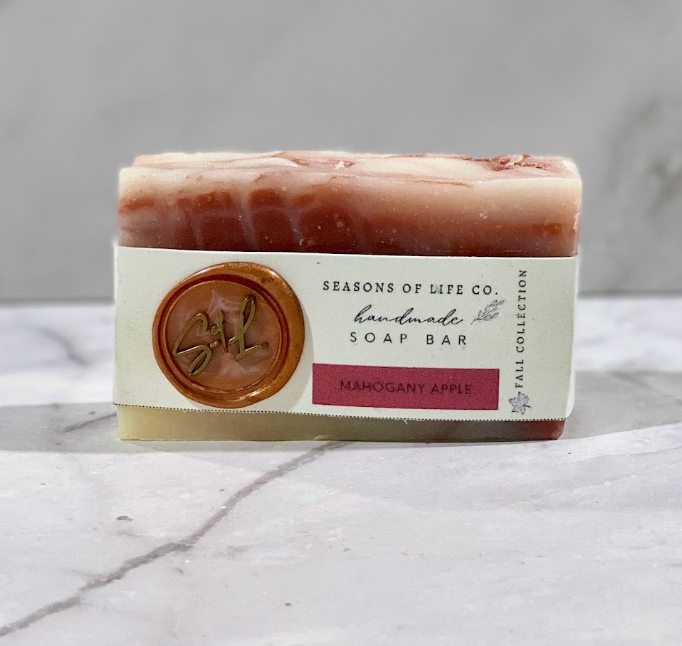 Mahogany Apple- Limited Edition Fall Soap Bar – Seasons of Life Candle Co.